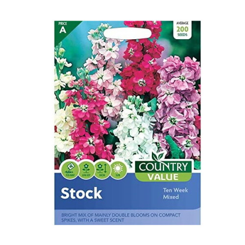 Stock Seeds Grow Your Own Garden Flowers Ten Week Mixed Country Value ...