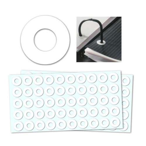 White Hole Page Filing Reinforcers Self Adhesive Stickers Pk 500 Home ...