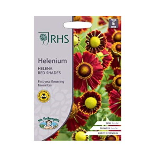 Helenium Seeds Grow Your Own Garden Flowers Helena Red Shades RHS on OnBuy