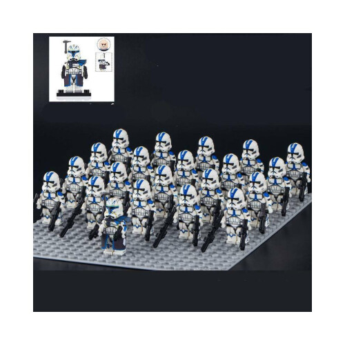 Lego Star Wars 501st Rex Minifigures Set – 4.5 cm ABS Plastic, Base ...