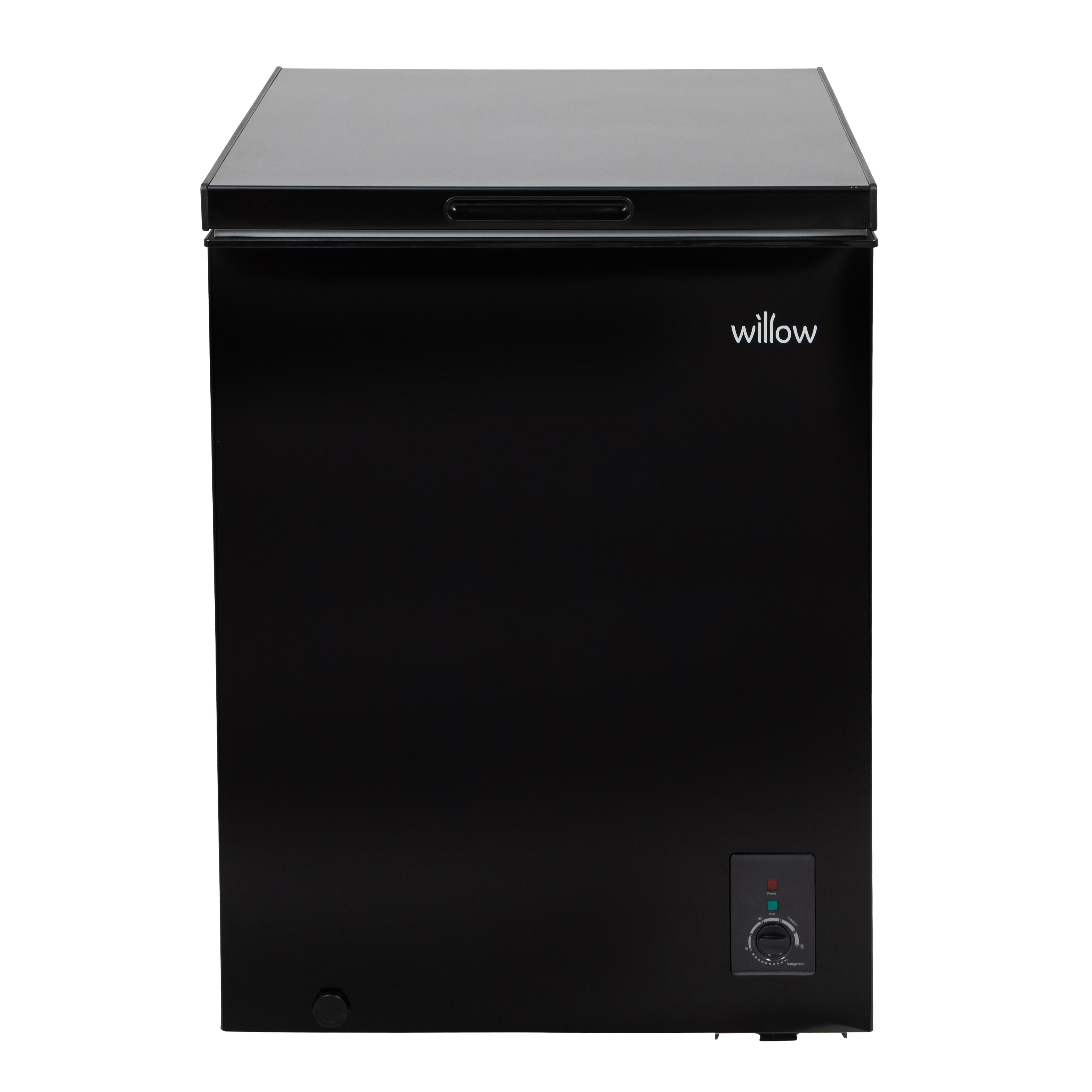 WILLOW W142CFB 141 Litre Chest Freezer in Black on OnBuy