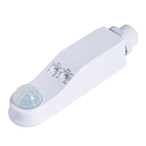 Litecraft Luton 180 PIR Sensor Batten Mount Outdoor Fitting White on OnBuy