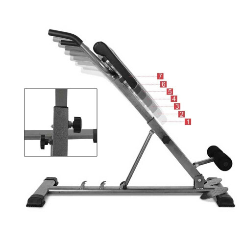 Home Fitness Workout Roman Chair Hyperextension Back Extension Bench on ...
