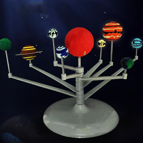 8 Planets Solar System Model Diy Assembling Teaching Aid Kids Education ...