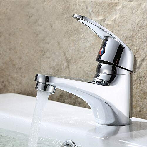 Modern Cloakroom Mini Monobloc Basin Sink Mixer Tap Brass Single Lever ...