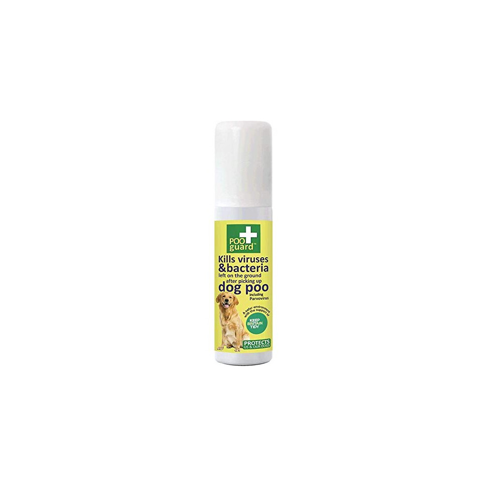 POO Guard Spray 50ml - Kills Bacteria & Parvovirus on Ground After Dog ...