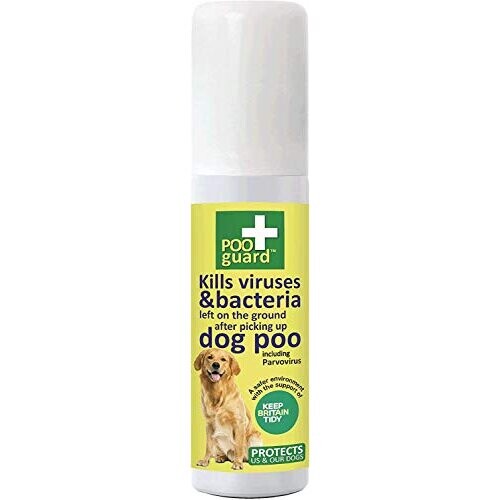 POO Guard Spray 50ml - Kills Bacteria & Parvovirus on Ground After Dog ...