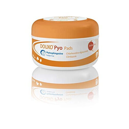 Douxo Pyo, vet recommended antibacterial/antifungal dog/cat skin wipes ...