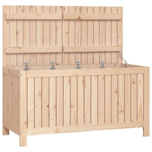 (natural pine, 121 x 55 x 64 cm) vidaXL Garden Storage Box Outdoor ...