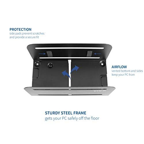 VIVO Computer Tower Desktop ATX-Case, CPU Steel Rolling Stand ...