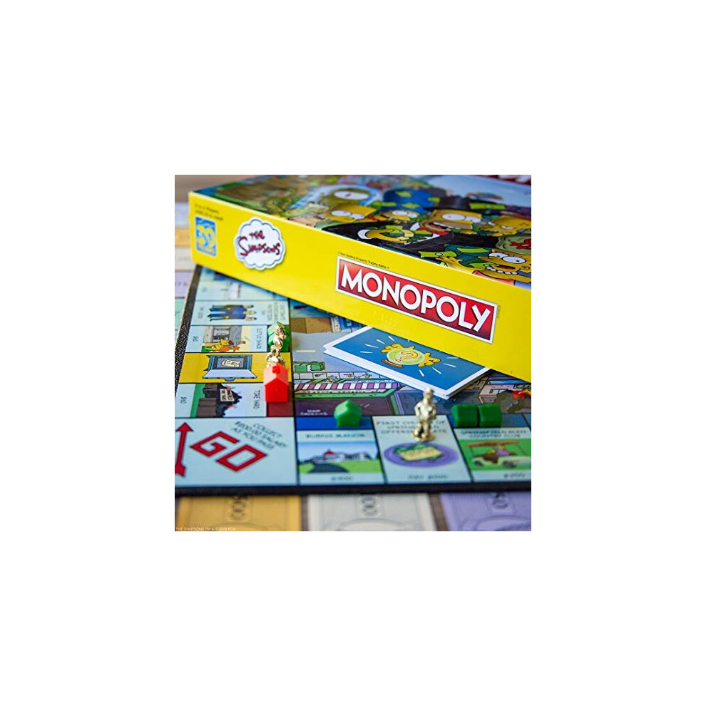 Monopoly The Simpsons Board Game | Based on Fox Series The Simpsons ...