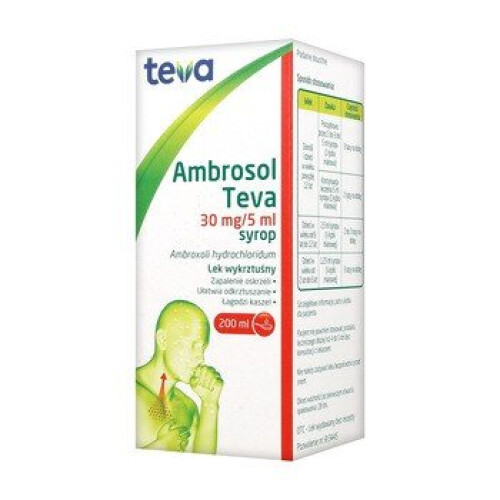 AMBROSOL TEVA Syrup 30 mg / 5ml Cough medicine - 200ml on OnBuy