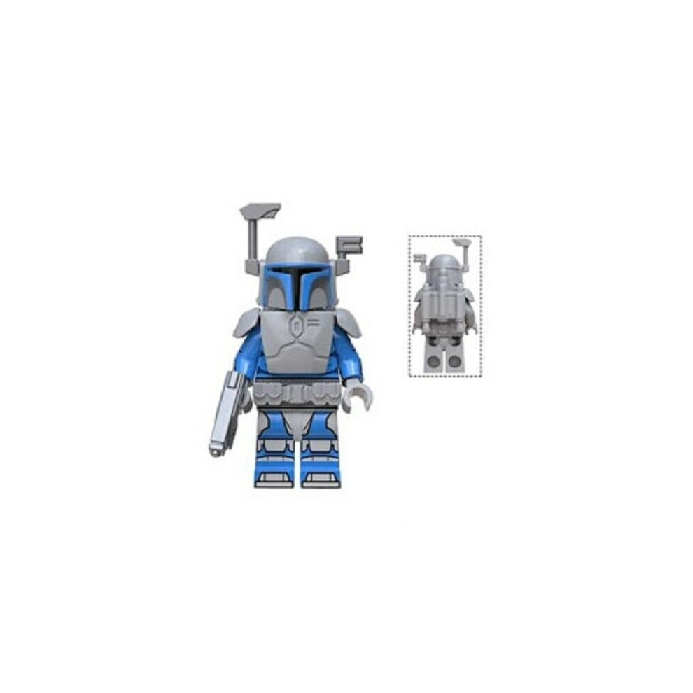 (Clone Trooper Heavy Gun Blue) Star Wars Custom Mini Figures Fit Lego ...