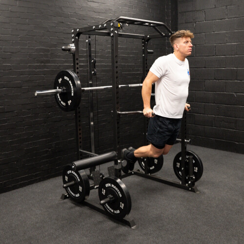 GYM MASTER Dip Bar Dipping Station Attachment for 50mm Power Cage Gym ...