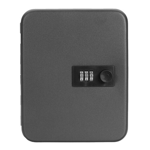 Combination Lock Metal Key Storage Cabinet Wall-Mounted Lockable Safe ...