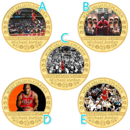 Michael Jordan Gold Plated Commemorative Coins Set on OnBuy