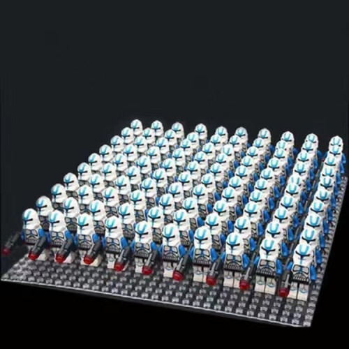 (SW445) 100pcs Star Wars Storm Troops 501st Clone Trooper Minifigures ...