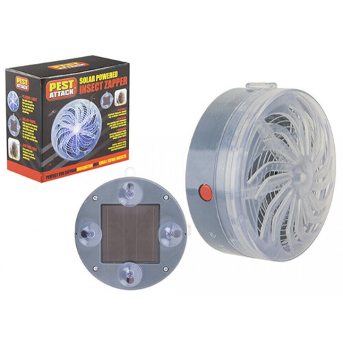 Insect Fly Bug Wasp Killer Zapper Trap Indoor & Outdoor Battery & Solar ...