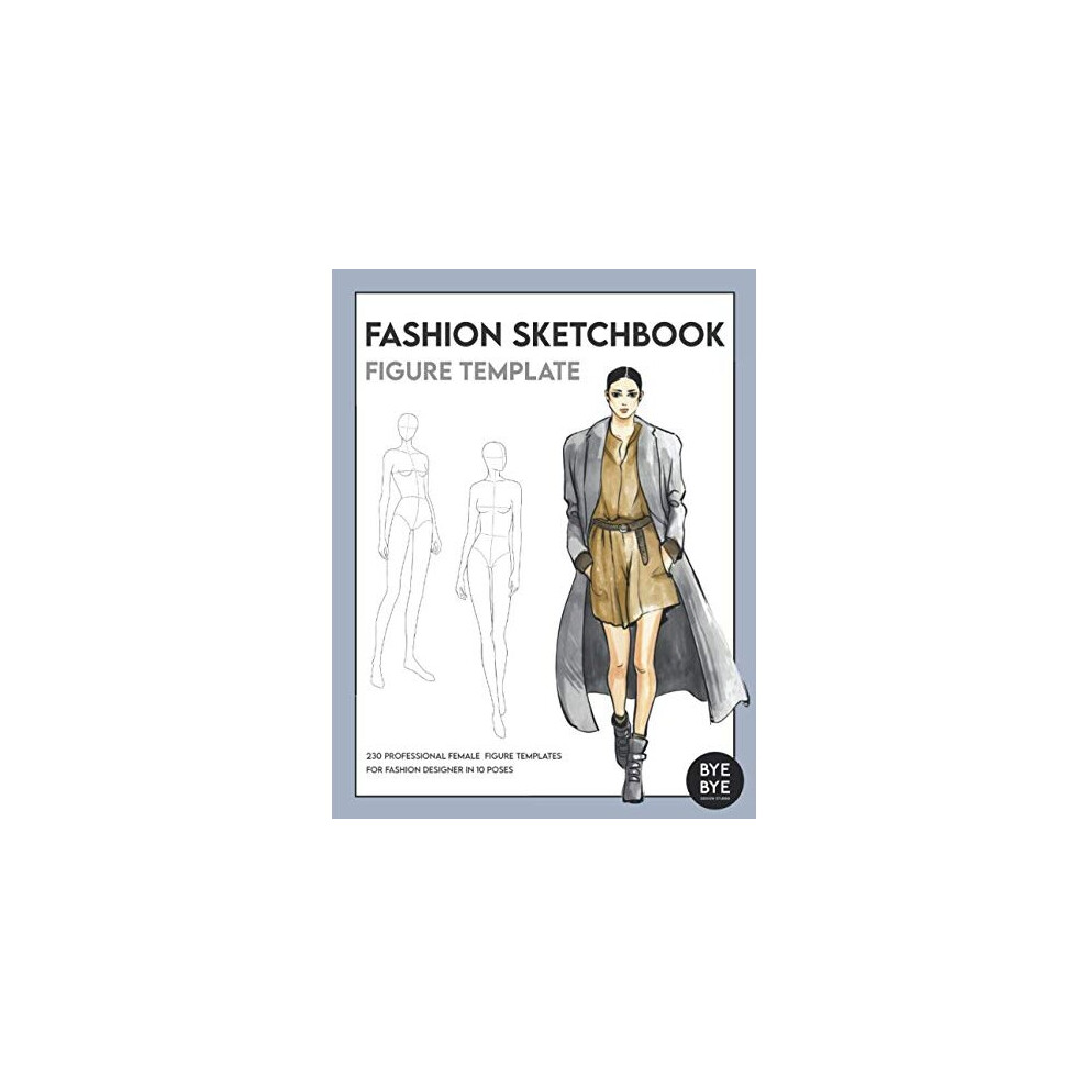 Fashion Sketchbook Figure Template: This professional Fashion ...
