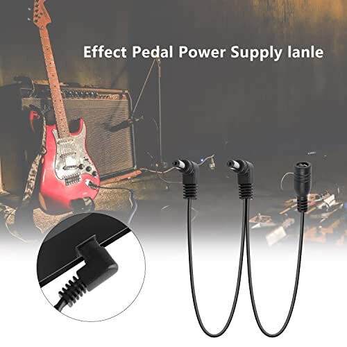 GELRHONR Daisy Chain Power Cable,1 to 2 Way Daisy Chain Cable Guitar ...