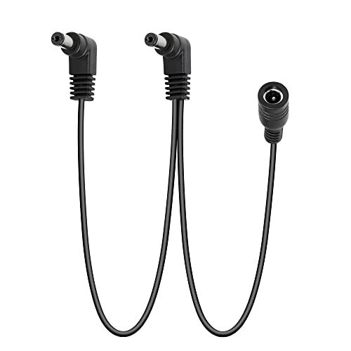 GELRHONR Daisy Chain Power Cable,1 to 2 Way Daisy Chain Cable Guitar ...