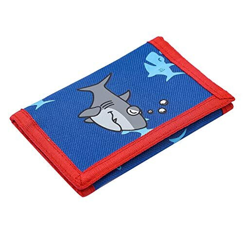 RFID Wallet, Cute Cartoon Wallet with Zipper for Kids, Blue Shark on OnBuy