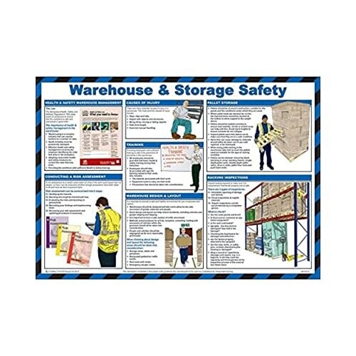 Health & Safety Posters - Warehouse Storage Safety/Forklift Truck ...