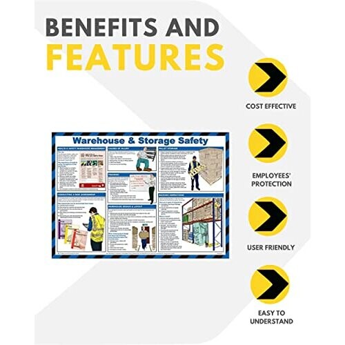 Health & Safety Posters - Warehouse Storage Safety/Forklift Truck ...