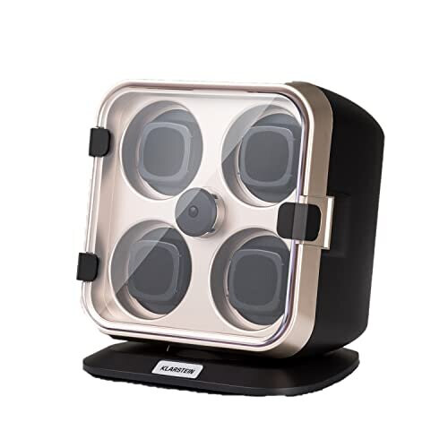 Klarstein Automatic Watch Winder for 4 Watches, Exquisite Watch Storage ...