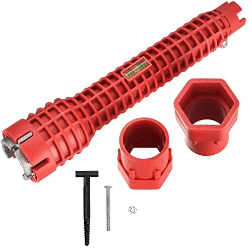 Faucet Sink Installer Wrench Plumbing Tool Multifunctional Basin Wrench Water Pipe Spanner Wrench for Toilet Bowl Sink Bathroom Kitchen on OnBuy