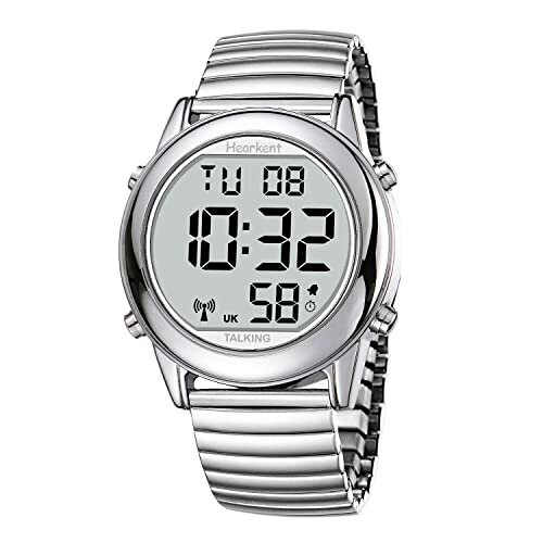Hearkent Atomic Digital Talking Watch British English Speaking Pleasant ...