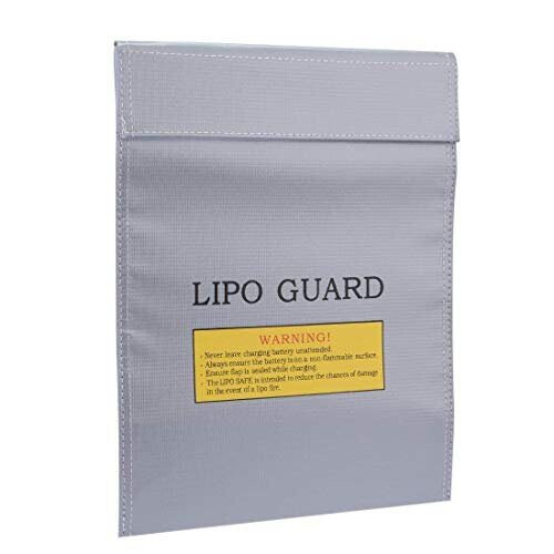 LiPo Guard,Fiber Li-Po Battery Safety Bag Fireproof Document Bag ...