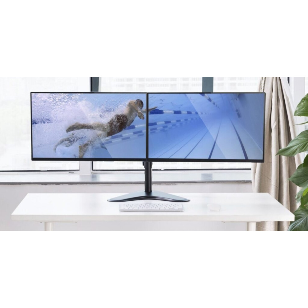 Refurbished Dual Monitor Screen Dell HP Grade A , HDMI Brand New Stand ...