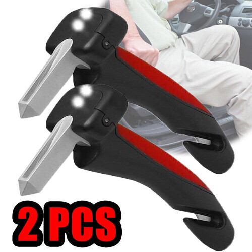 2X Car Door Handle Disability Elderly Standing Aid Cane Glass Breaker ...