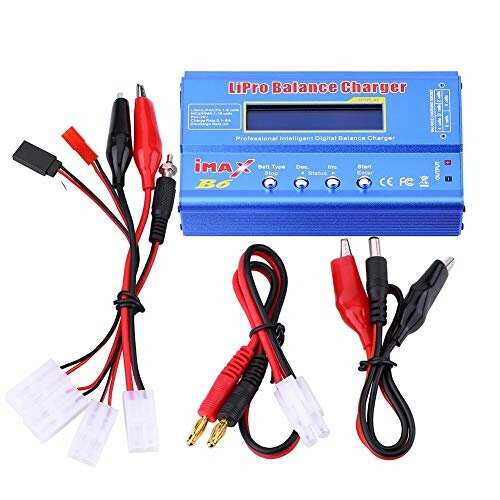 RC Charger, 3Types 80W 1-6S Digital Balance Charger Discharger Power ...