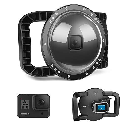 D&F Underwater Dome Port for GoPro Hero 8 Black Waterproof Housing Dome ...