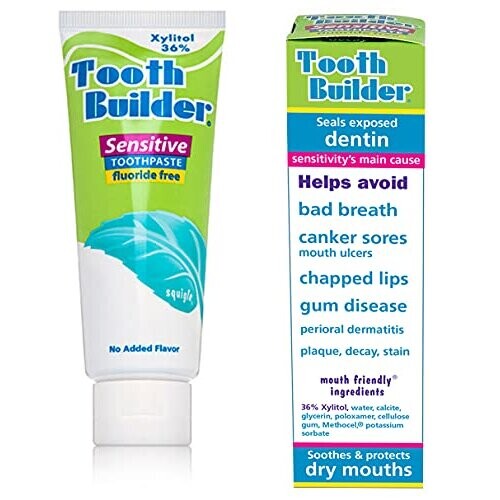 Squigle Tooth Builder SLS Free Toothpaste (Stops Tooth Sensitivity ...