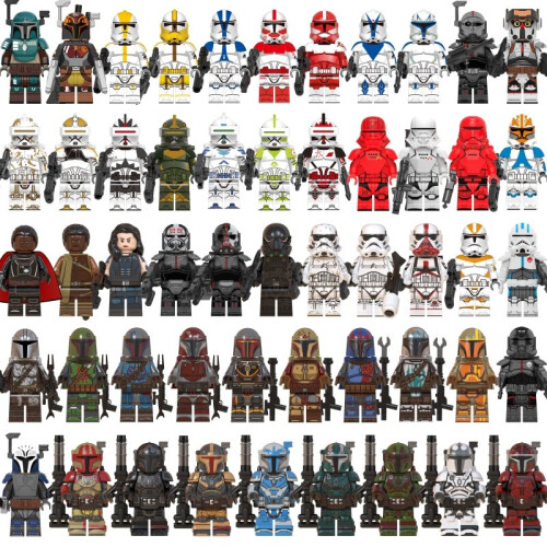 52 Pieces / Set Of Star Wars In The Stormtrooper Reloading Mandalorian ...