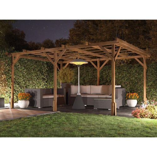Dunster House Wooden Pergola Utopia 4m x 3m Garden Structure on OnBuy