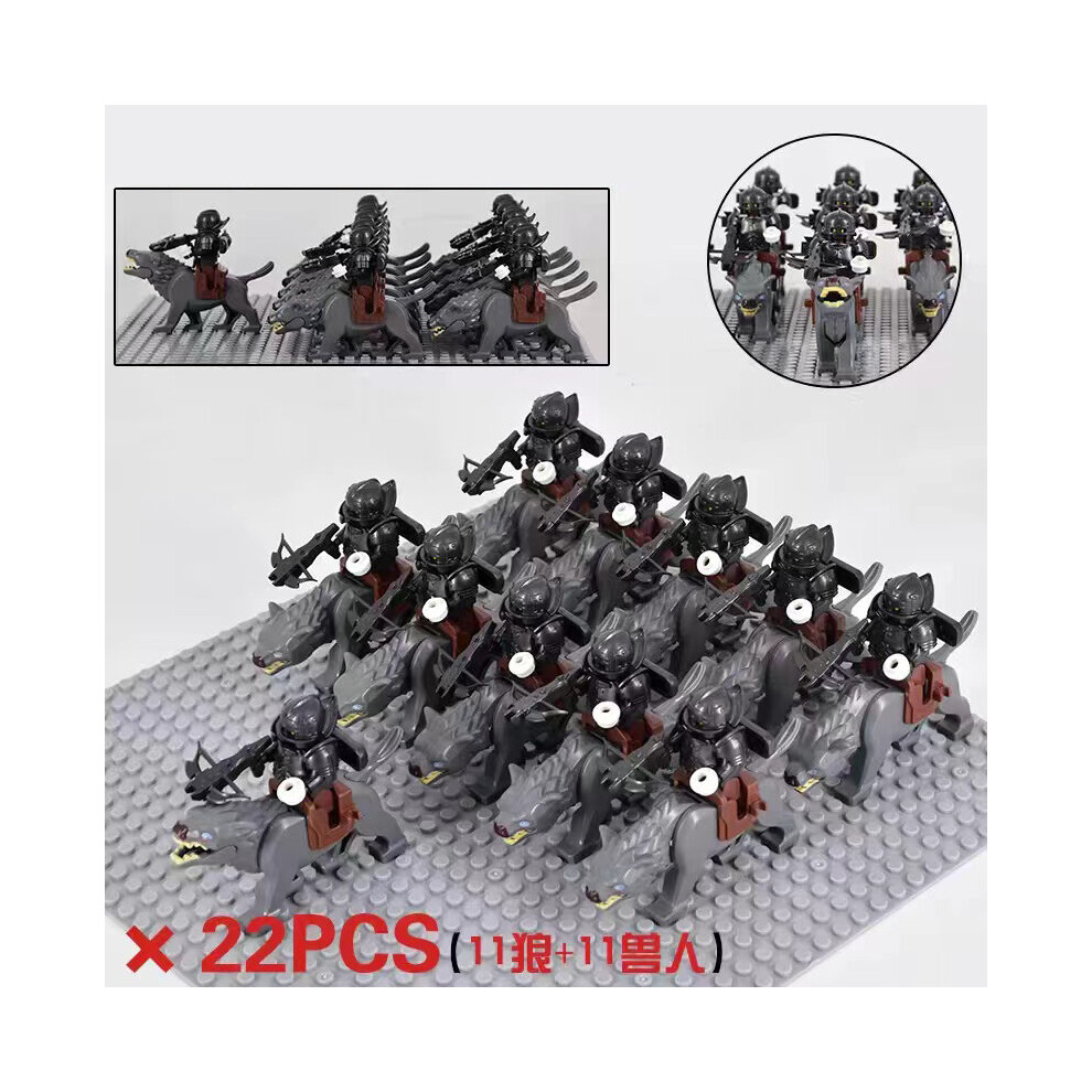 (Orc Berserker Wolf Phalanx 6) The Lord of the Rings" Medieval Lord of ...