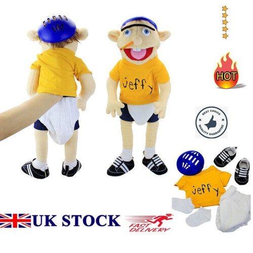 58cm Jeffy Hats Hand Puppet Jeffy Plush Cosplay Toy Game Stuffed Doll ...