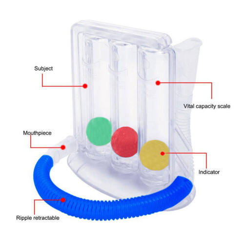 3 Balls Exerciser Spirometry Training Breathing Training Surgical ...