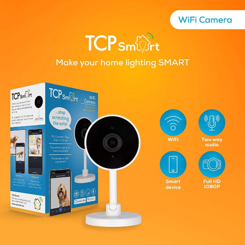 TCP Smart Wi-Fi Camera Motion Sensor 1080P on OnBuy