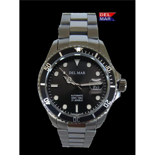 Emtech La Costa Co. 50390 Del Mar Men's Premier Automatic Watch Black ...