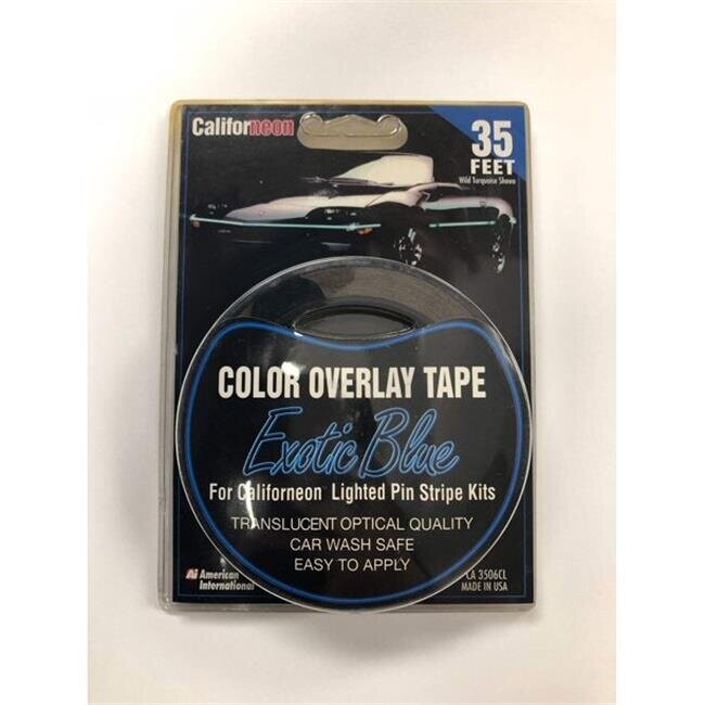 American International Install AIICA3506CL Xotic Blue Color Overlay ...