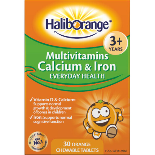 Haliborange Multivitamins Calcium & Iron Chewable Tablets 30 per pack X ...