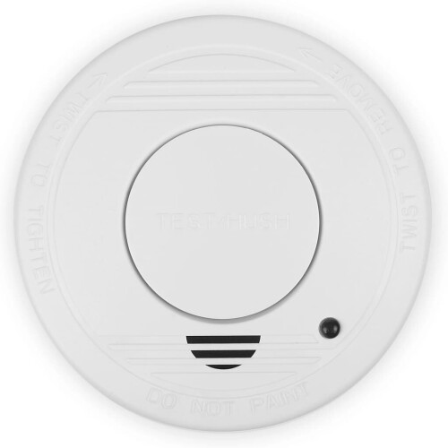 Smartwares Smoke Alarm White Home Fire Protection Smoke Detector Fire ...