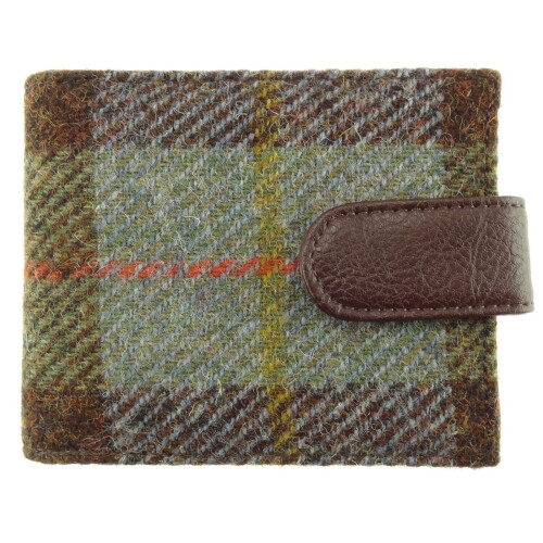 Harris Tweed 'Barra' Wallet with Coin Section in MacLeod Tartan LB2105 ...