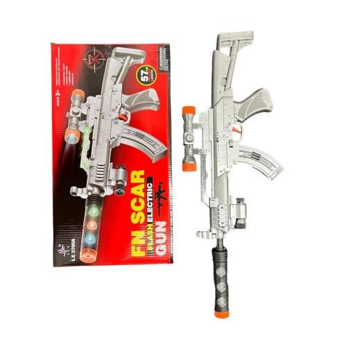 FN Scar Flash Electric Gun With Light & Sound Toys Pretend Games Boys ...