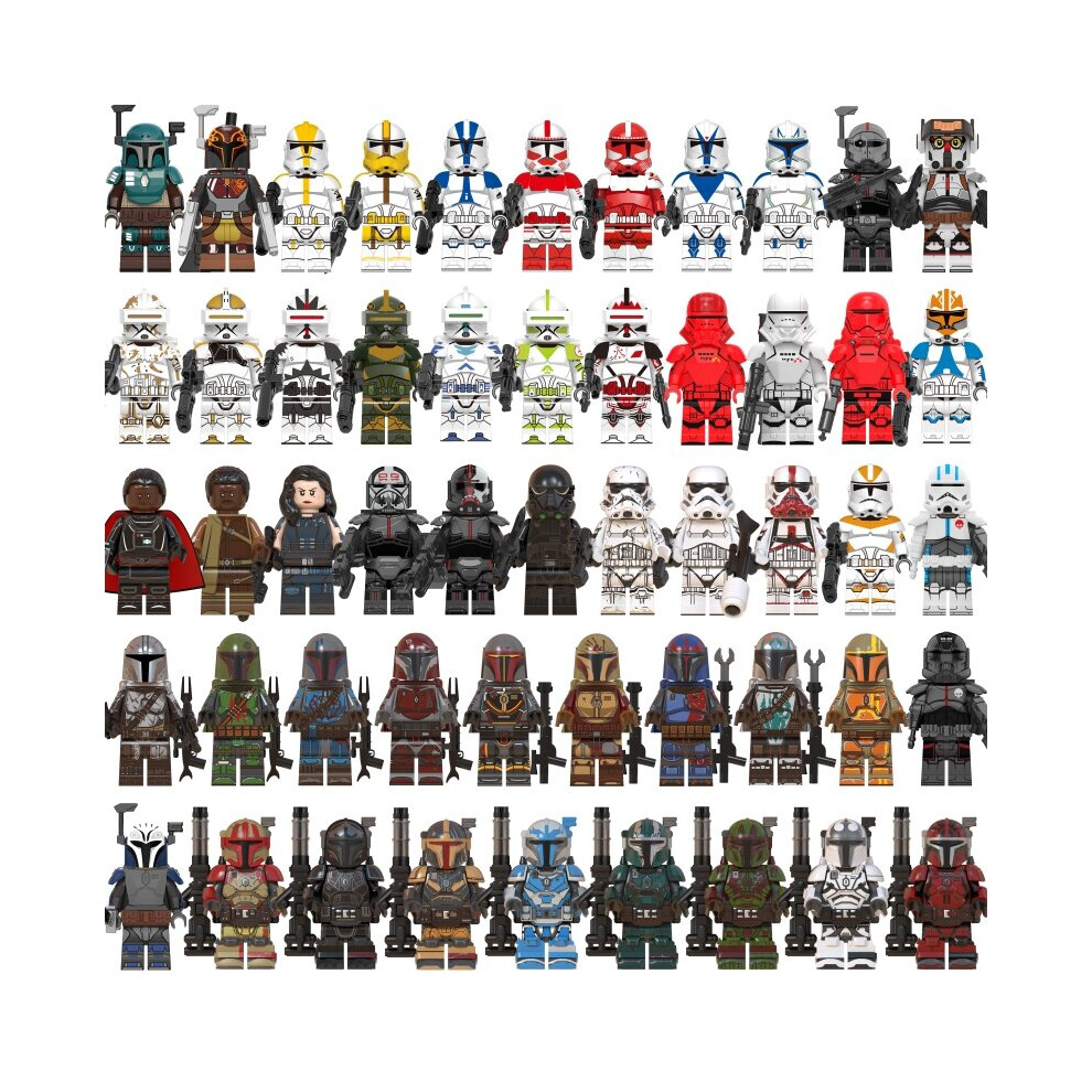 52 Pieces / Set Of Star Wars In The Stormtrooper Reloading Mandalorian ...